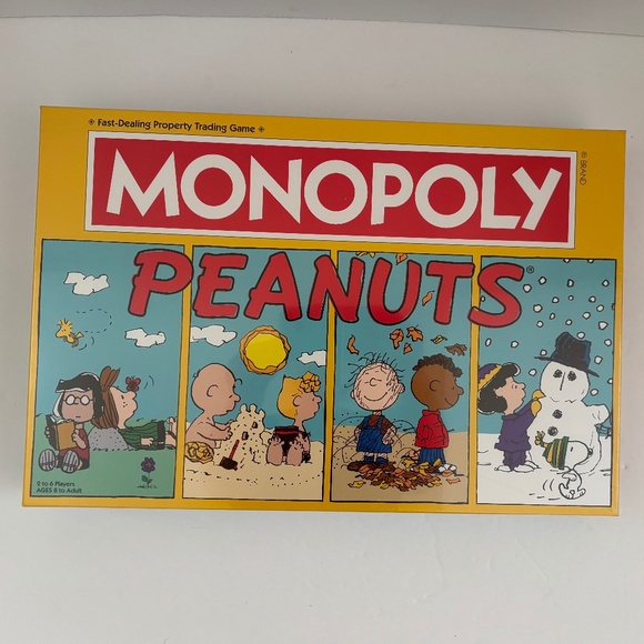 Monopoly | Toys | Hasbro Monopoly Peanuts Board Game W 6 Tokens ...